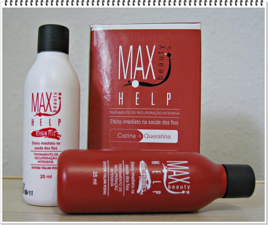 Alma Ruiva: Testei e aprovei: HELP - Max Beauty