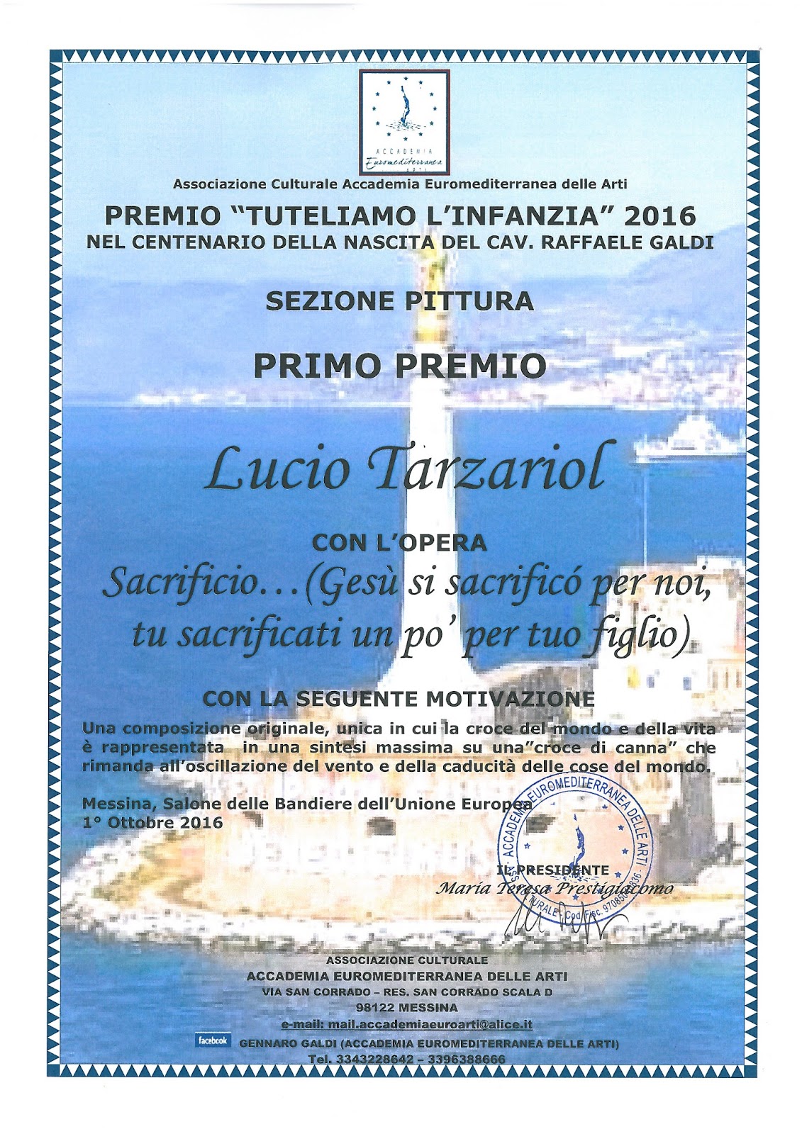 Blog - www.artealiena.com: PREMIO "TUTELIAMO L'INFANZIA" NEL CENTENARIO ...