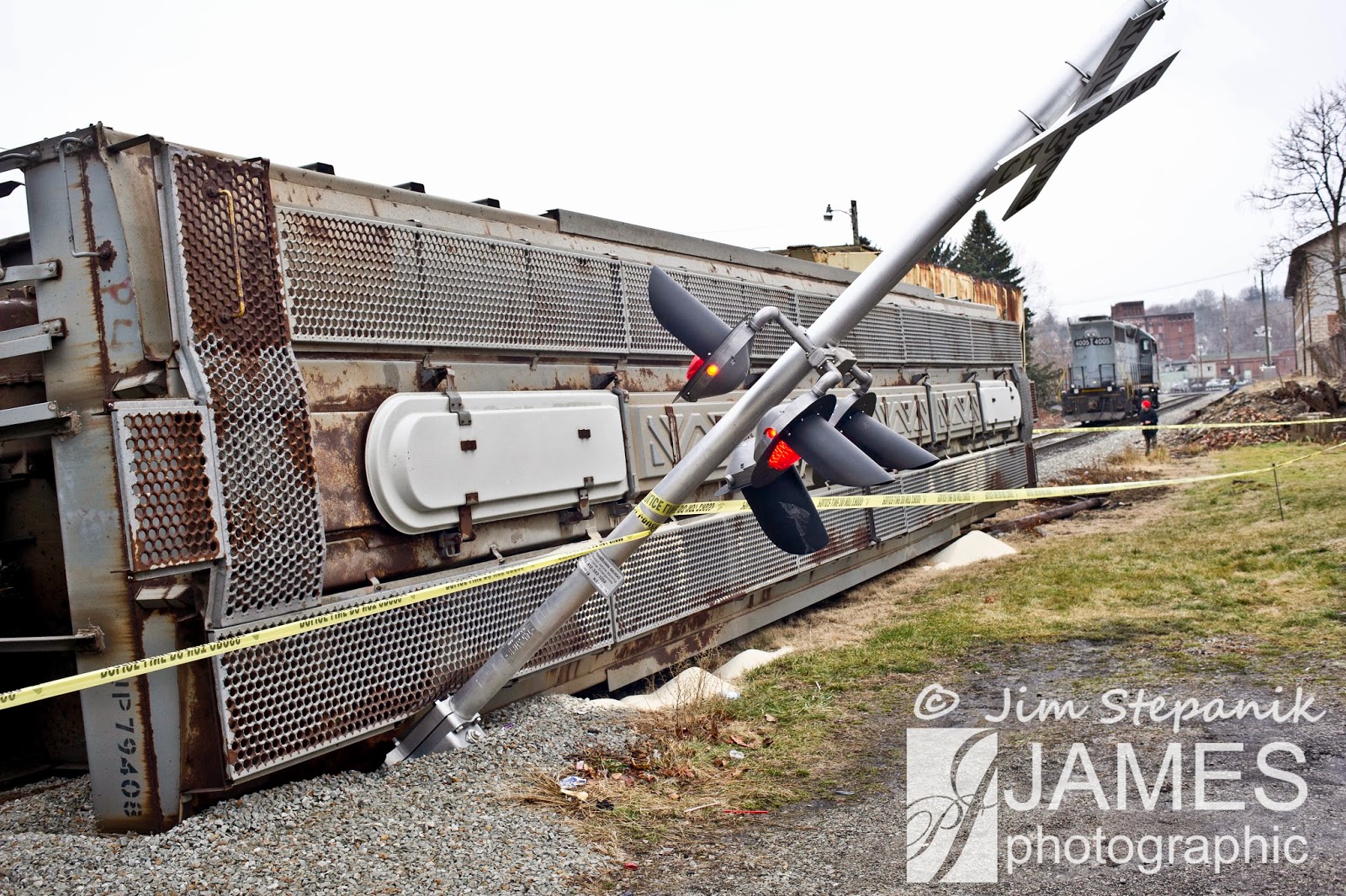 JAMES Photo Review: Train Derailment in Uniontown PA.