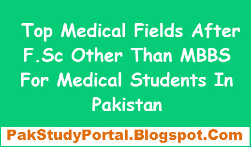 Here’s a brief overview of top fields for medical students in Pakistan ...