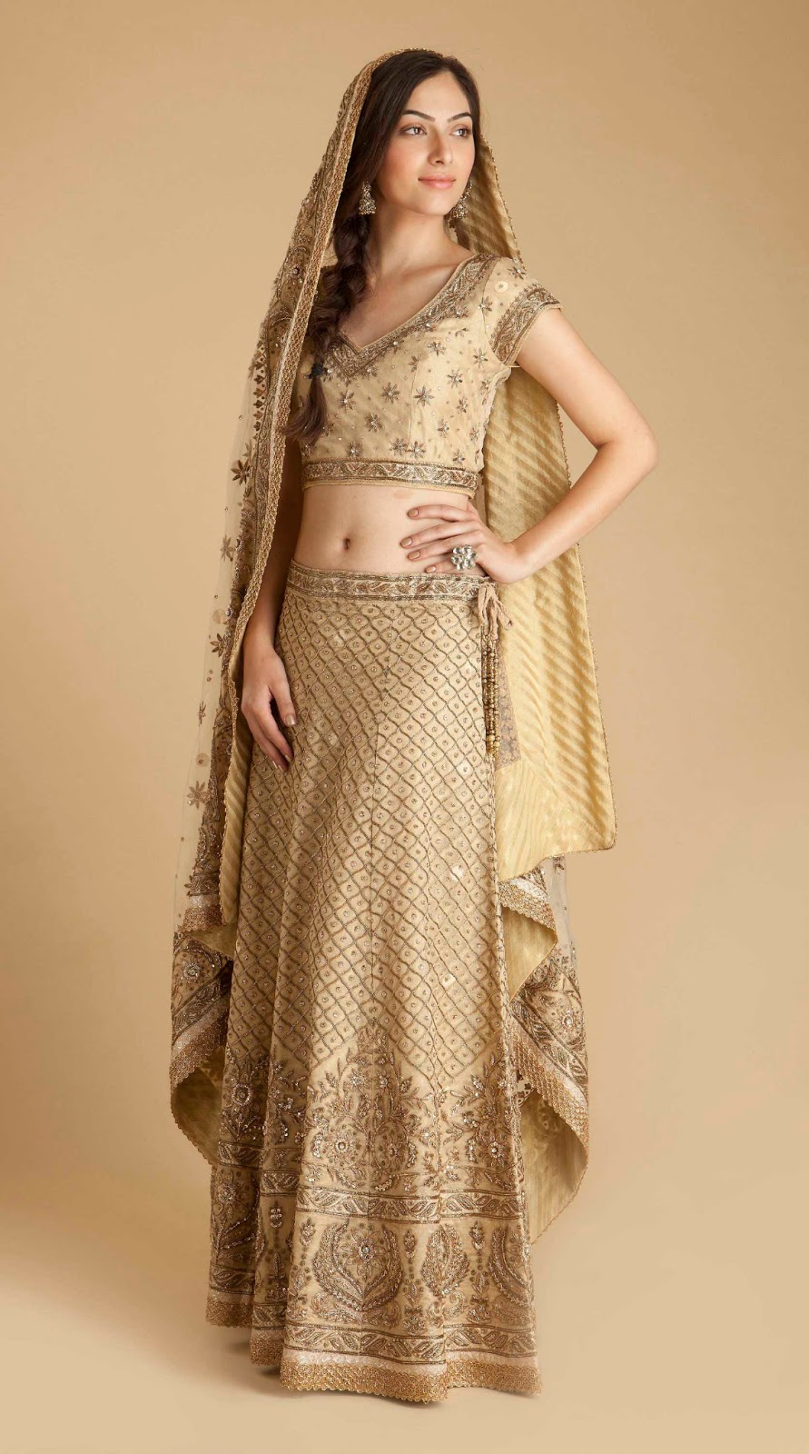 Indian Bridal Dresses Collection 2013-2014 | Traditional Bridal Lehenga ...