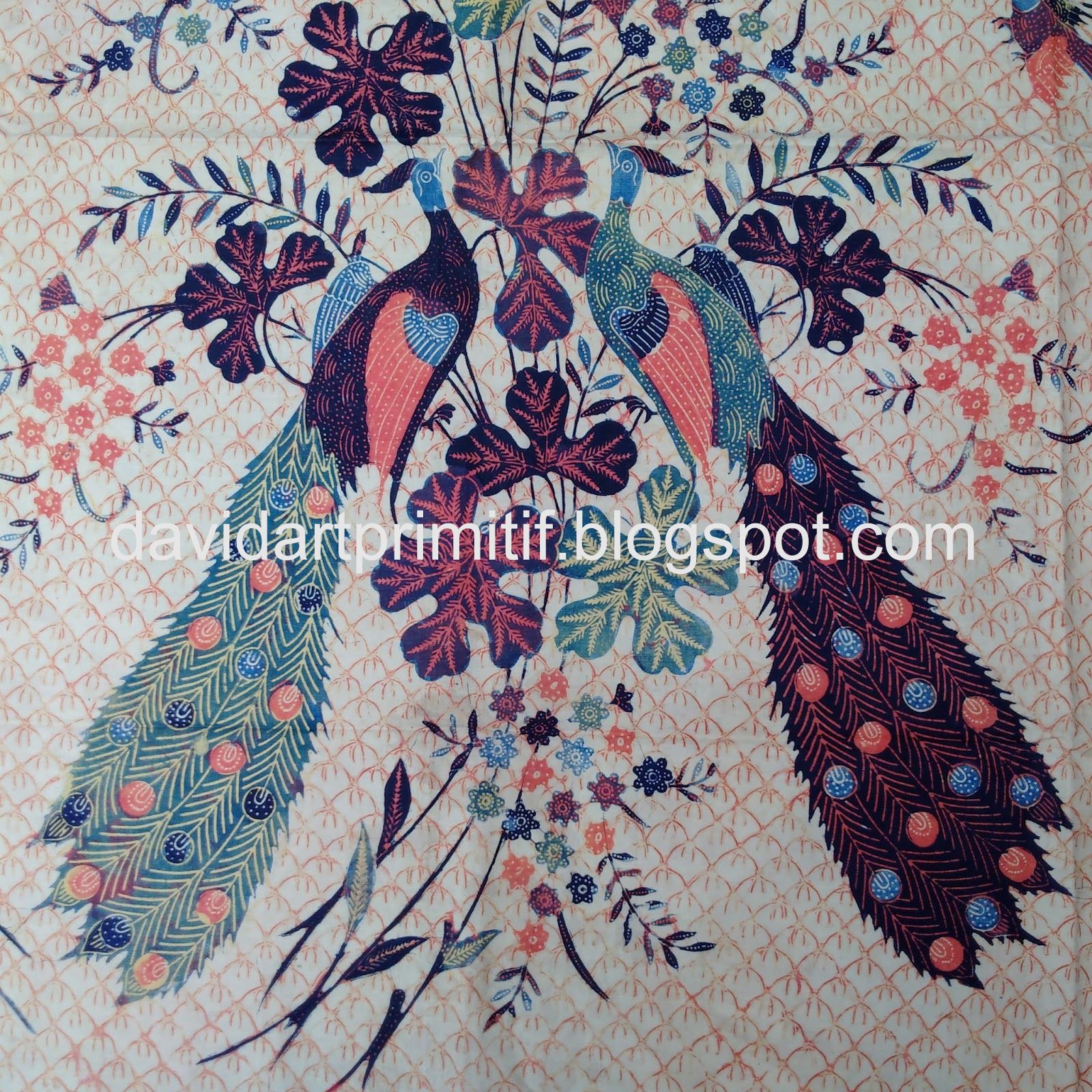 Art & Primitif: Sarung Batik Lasem Belanda Motif Buketan Merak