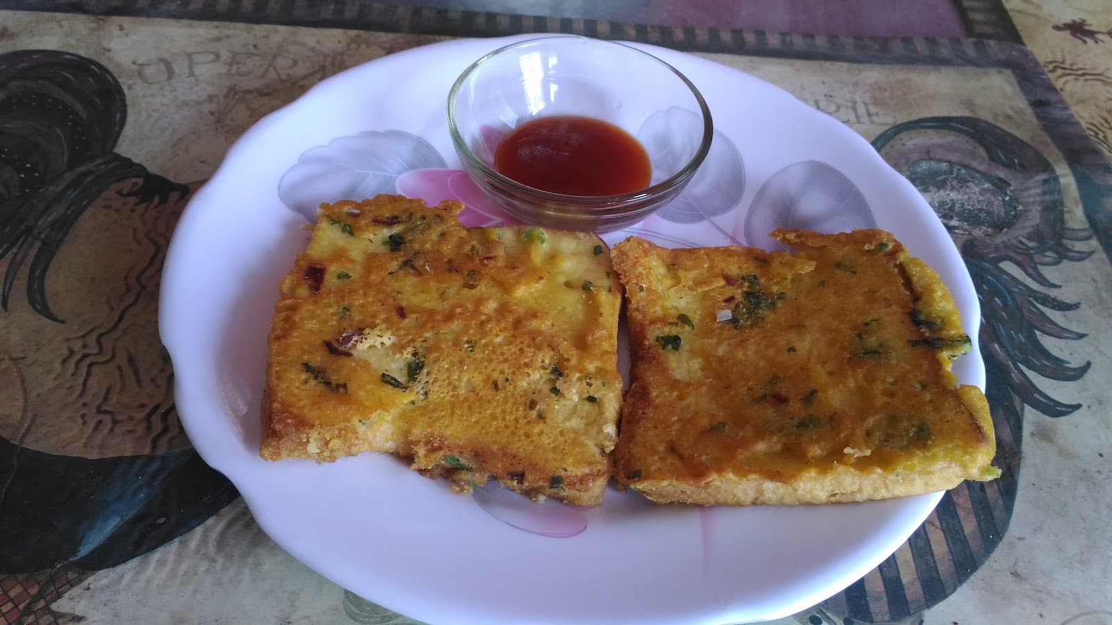 Muktis Kitchen Gram Flour Bread Besan Toast