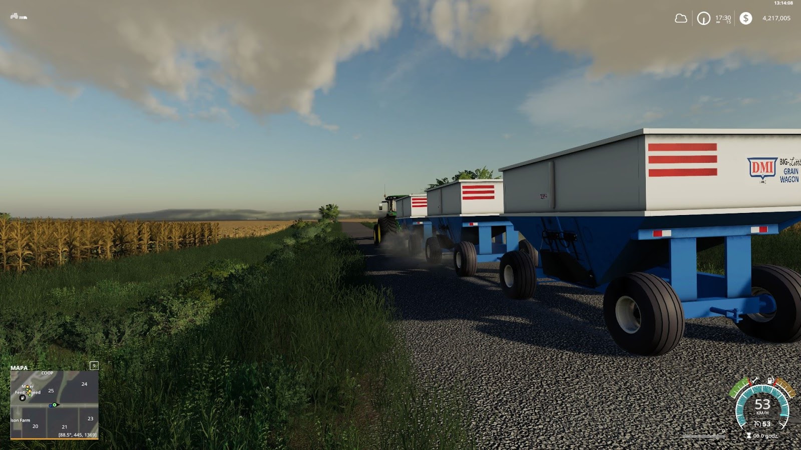 FS19 GRAVITY WAGON DMI400 V1.0 - FS 19 & 22 USA Mods Collection