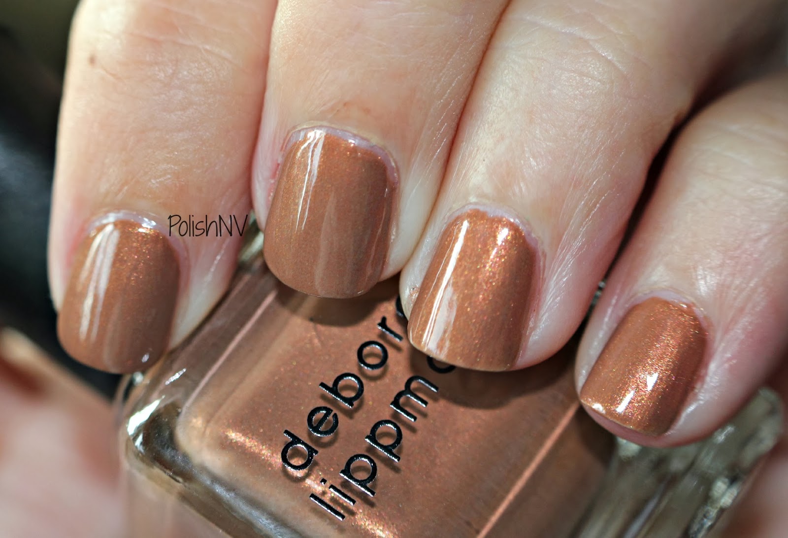 PolishNV: Deborah Lippmann No More Drama and Through The Fire swatches