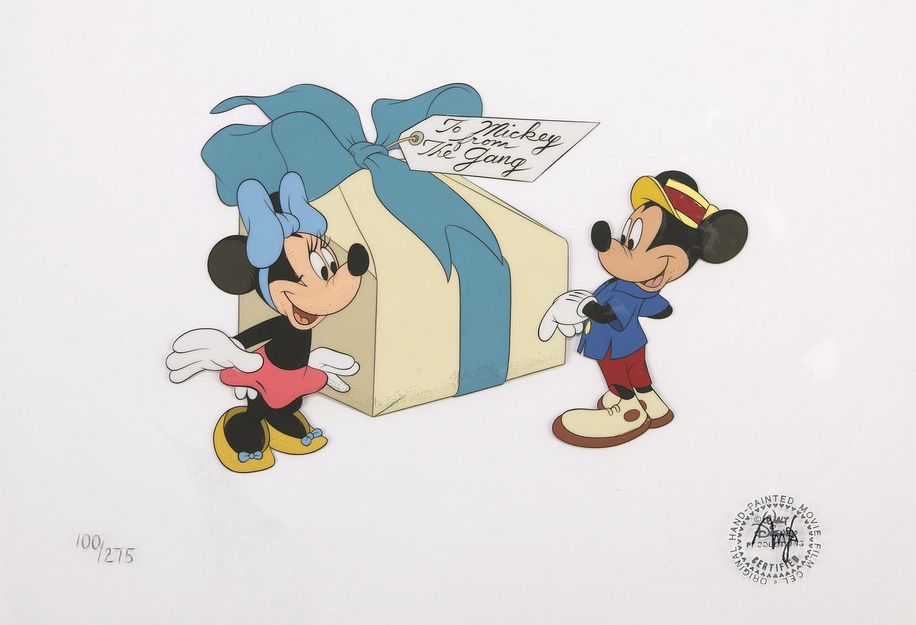 Attempted Bloggery: Mickey Mouse 50th Anniversary Commemorative Cel ...