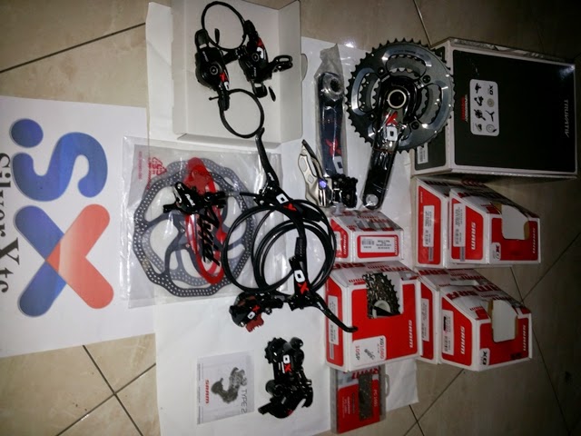 SilverXtc d/h SX : sram x0 2x10 & 3x10 - groupset premium 1080 sram xo ...