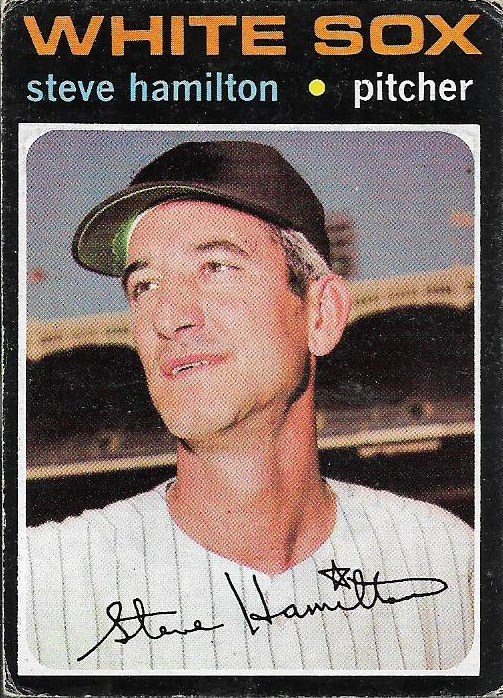 Topps 1971: no. 627 - steve hamilton