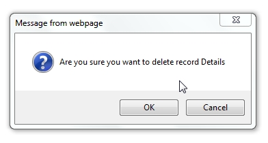 Asp.net confirmation box with yes/no button options using modalpopup ...