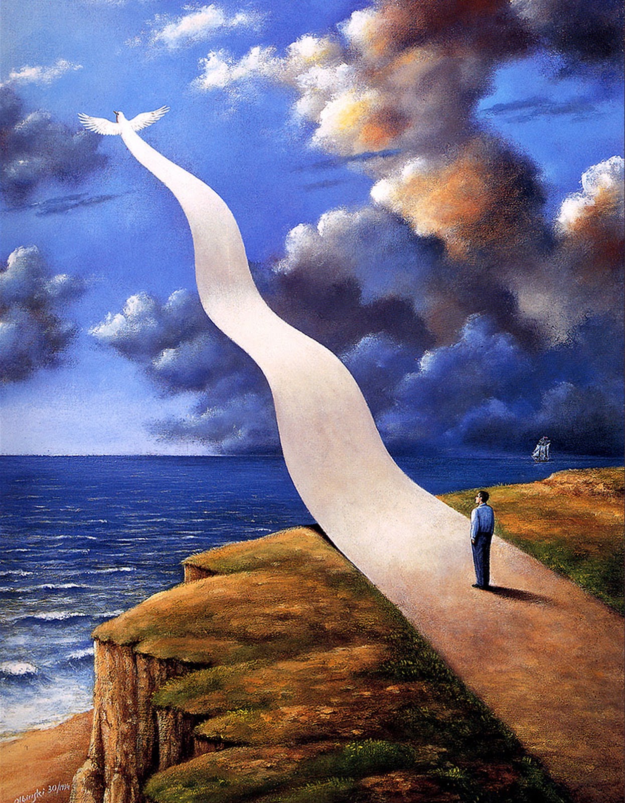 Rafal Olbinski, 1945 | Surrealist / Visionary painter | Tutt'Art ...