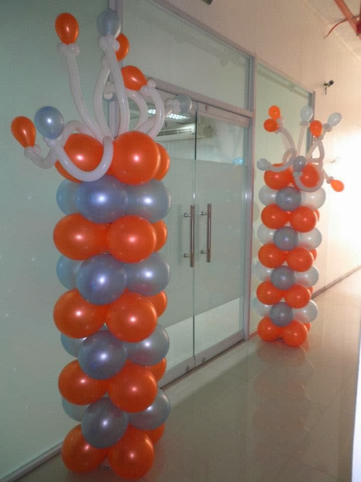 Arty Party by April: Balloon Columns or Balloon Pillars