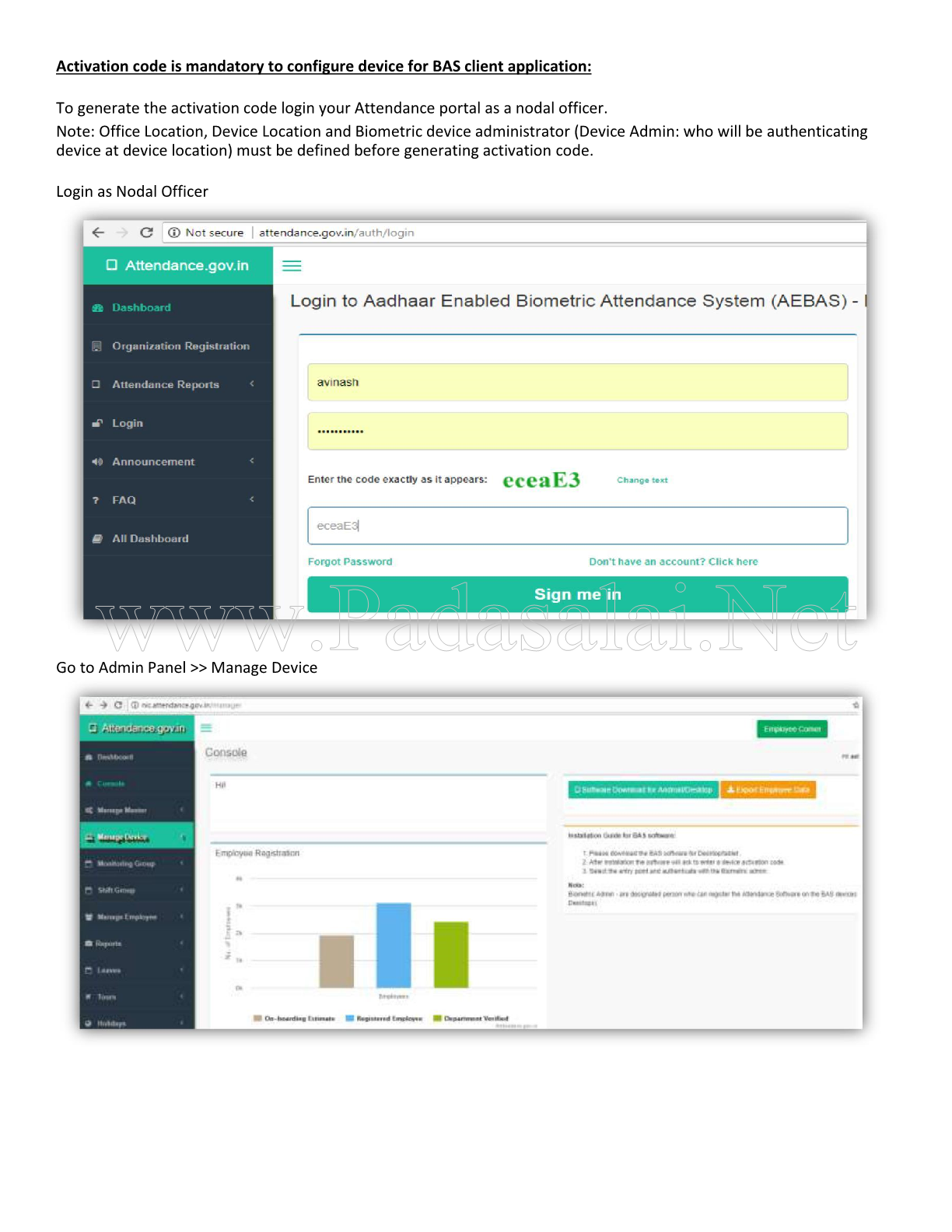 Biometric Attendance System (BAS) - Installation Guide ~ Padasalai.Net ...