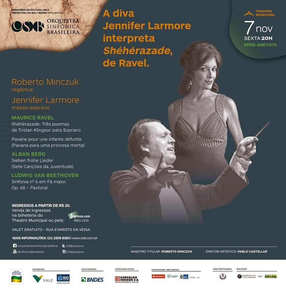 A DIVA JENNIFER LARMORE INTERPRETA "SHÉHÉRAZADE" , DE RAVEL.