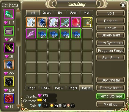 Crystal Saga Comprehensive Guide: Celestial Fragarach Weapon