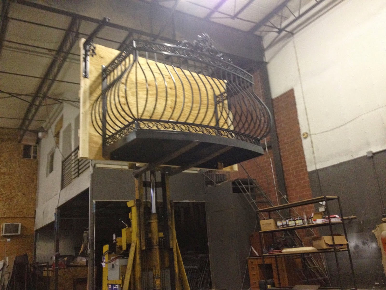 Decorative Iron of NC Inc: Iron Dove Queen Balcony by Deciron