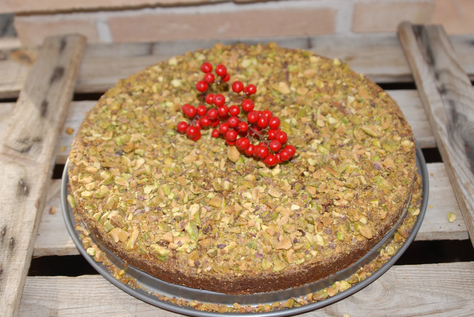 Bakemester Snipp: Kladdkake med karamell og pistasjenøtter