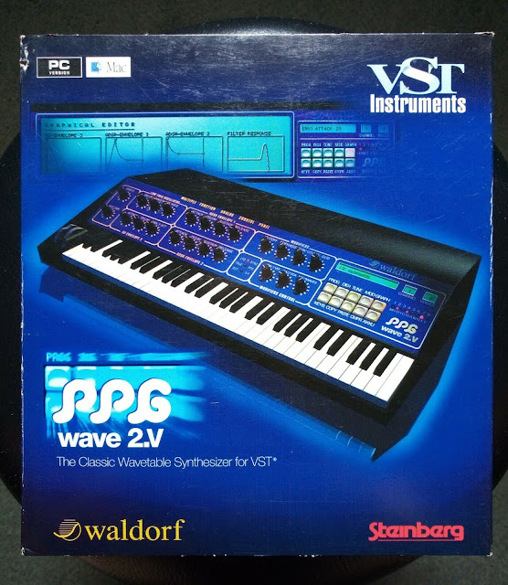 MATRIXSYNTH: Waldorf PPG Wave 2.V Wavetable Synthesizer VST in Original Box