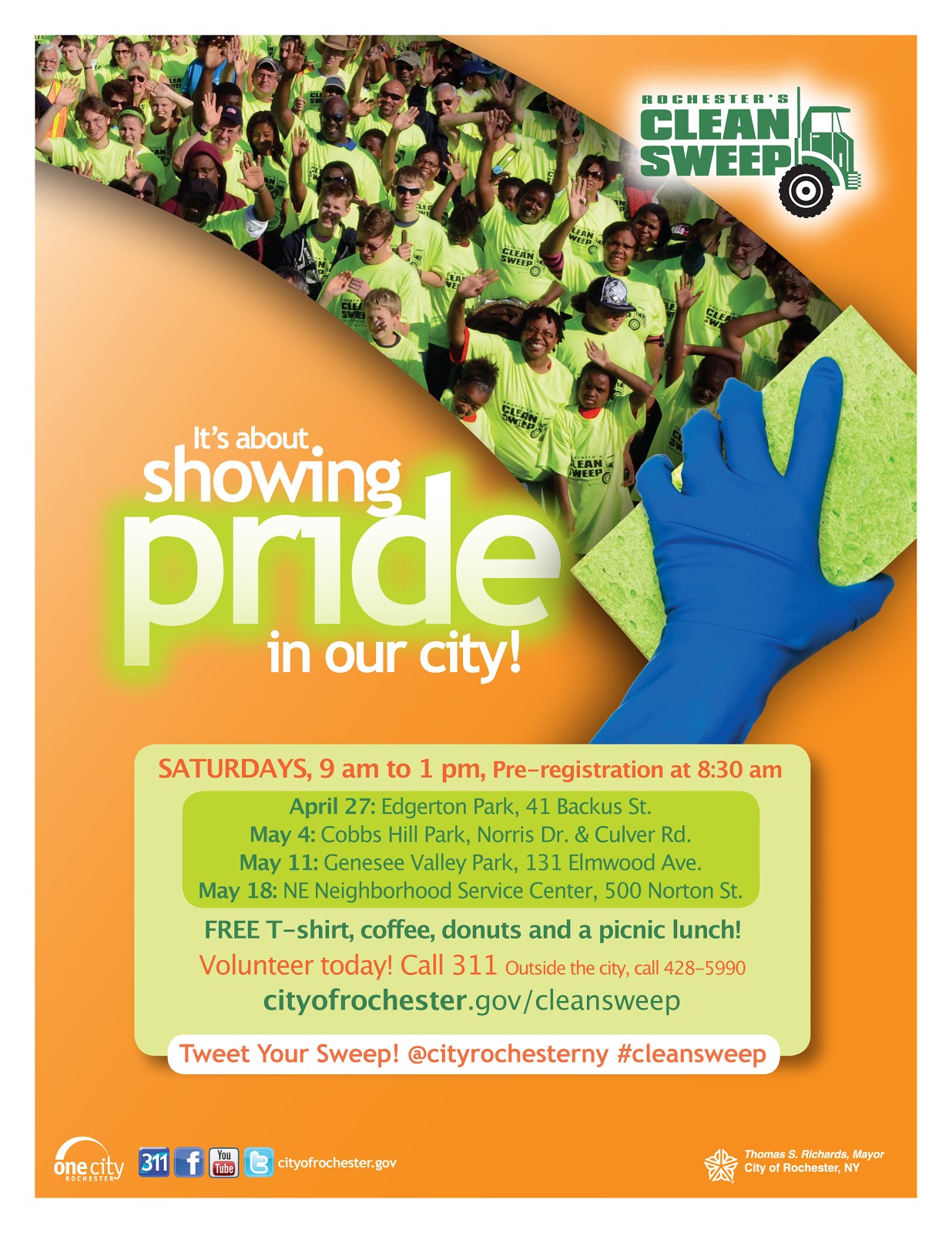 Lyell-Otis Neighborhood Association: CLEAN SWEEP - APRIL 27th, 2013