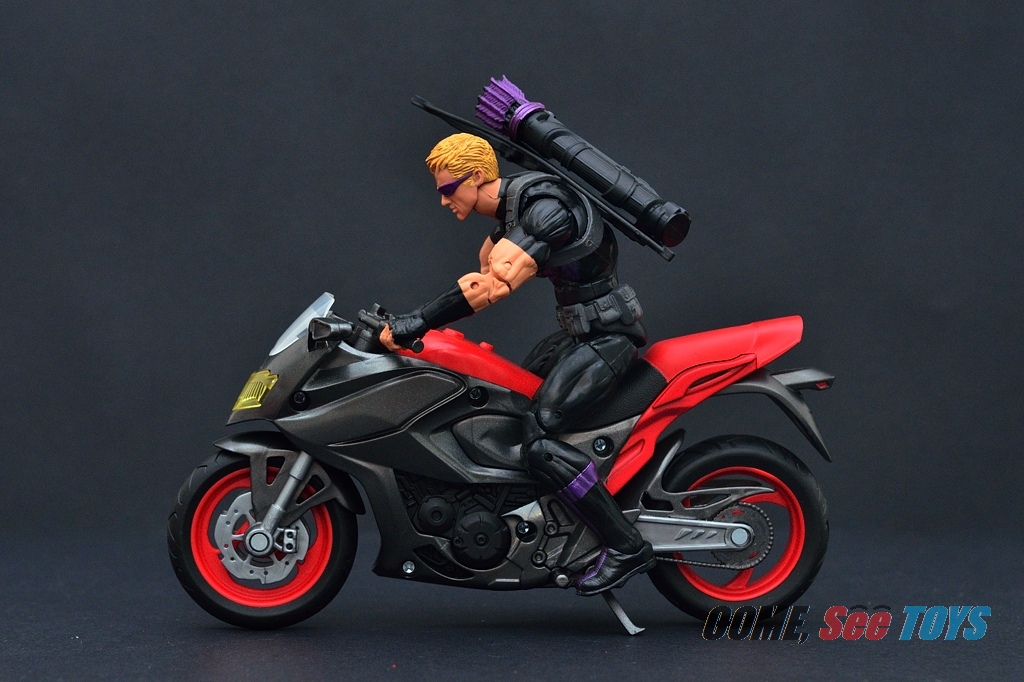 Come, See Toys: Marvel Legends Series Ultimate Riders Black Widow with Bike