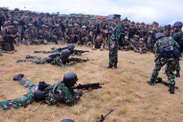 Ketika Marinir Indonesia Beri Pelatihan Marinir Amerika Serikat