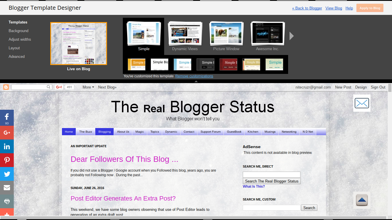 Blogger Magic - Links And Colors