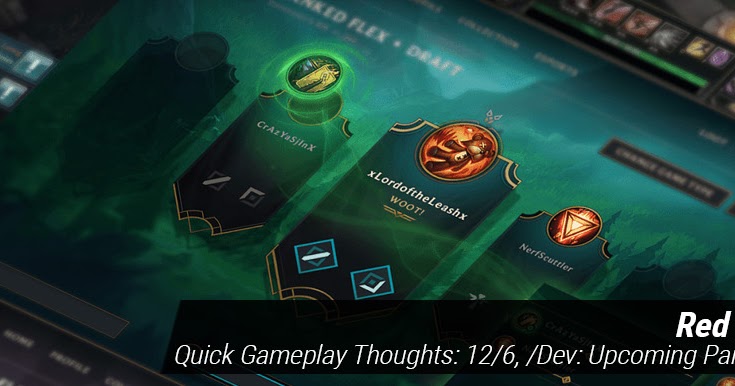 Surrender at 20: Red Post Collection: Quick Gameplay Thoughts: 12/6 ...