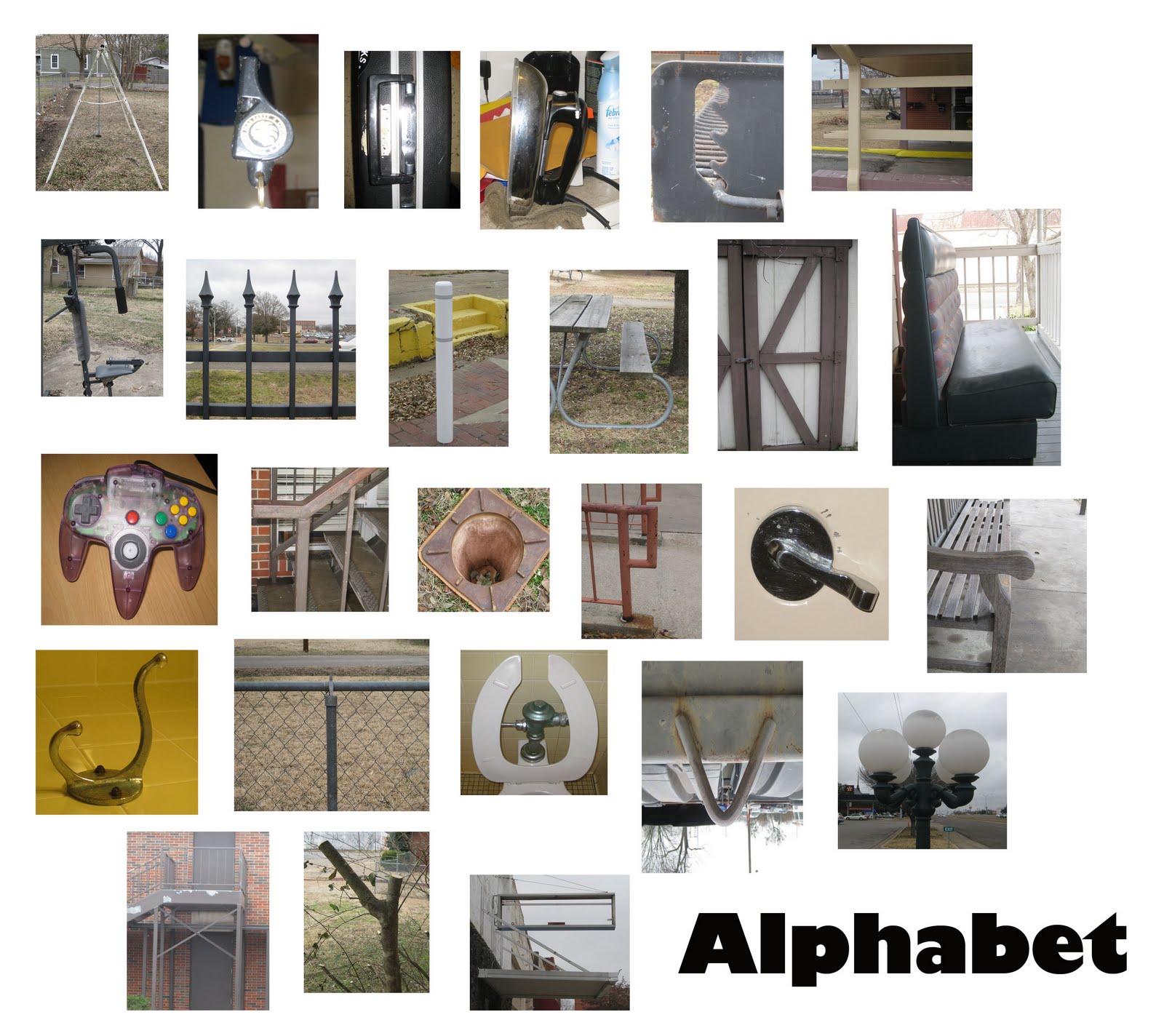 Garrett Simon: Alphabet in everyday life