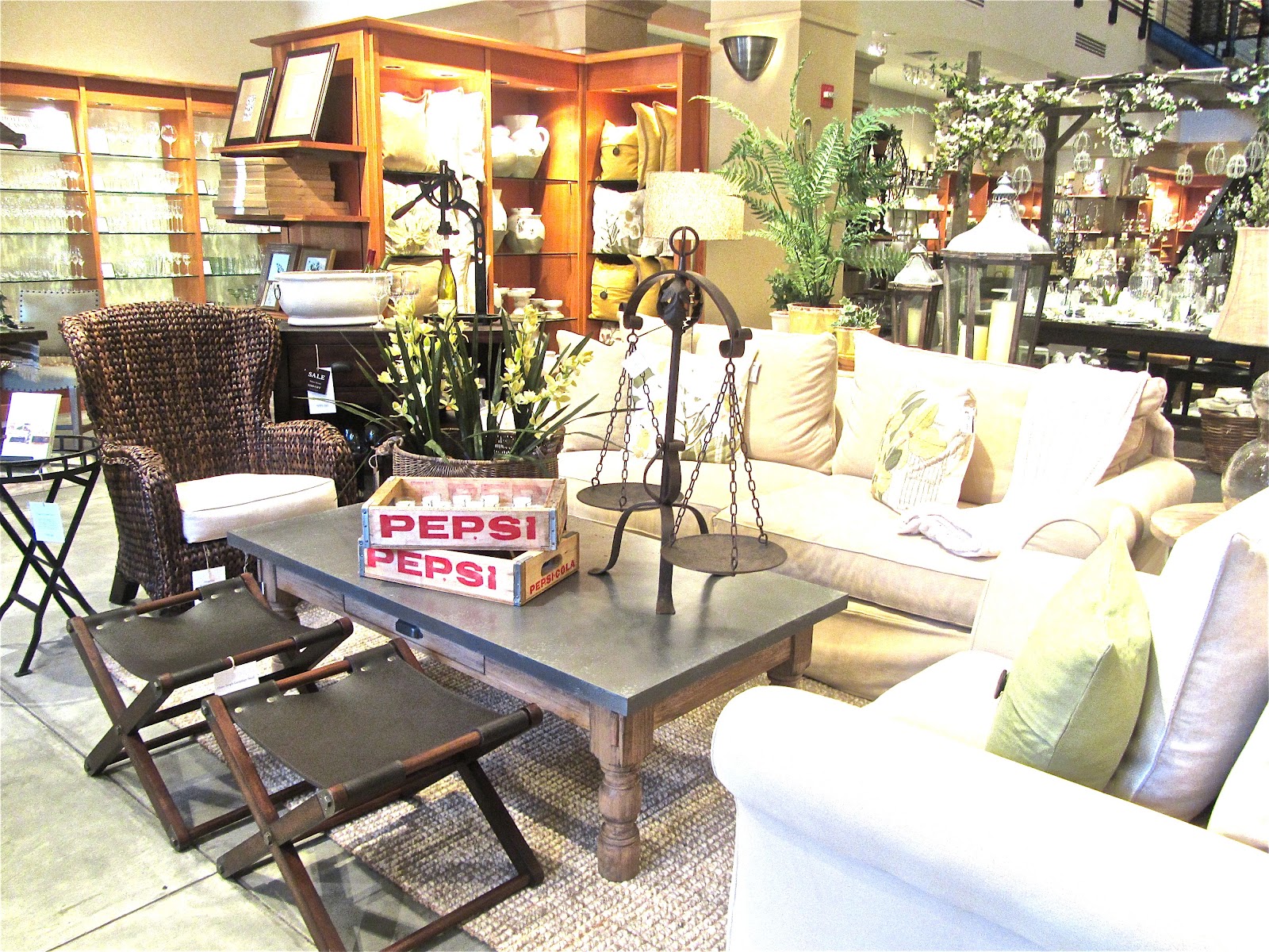 Town and Cottage: Inside Pottery Barn