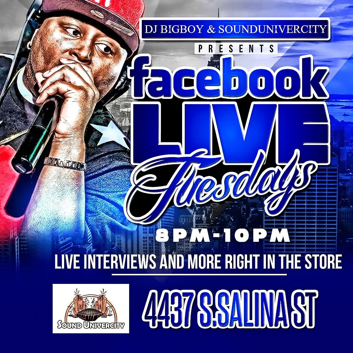 graphicwind | creative designs: Facebook Live Tuesday Flyer Artwork ...