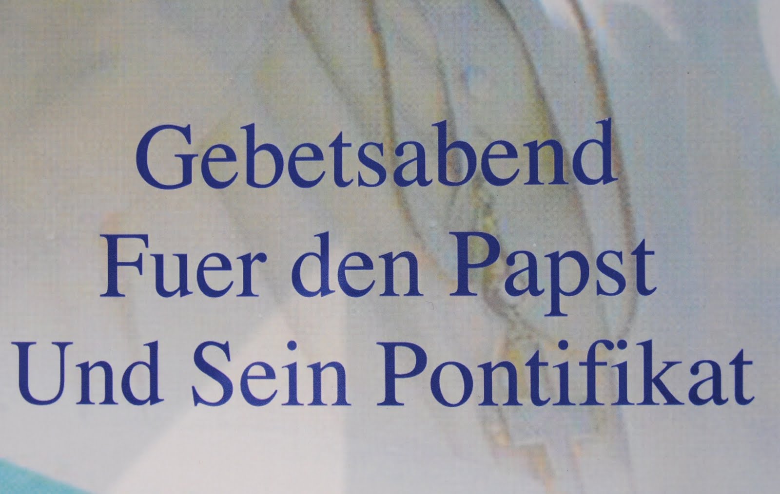 Orbis Catholicus Secundus: This Historic German Pontificate: Long May ...