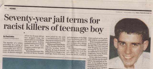 BMScotland: BM Scotland Does Not Forget - Remember Kriss Donald - 2018