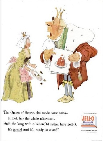 1950's advertising and pop culture: 1955 JELLO NURSERY RHYME ADS