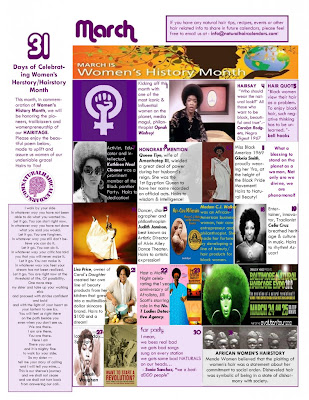 Natural Hair Calendars: March - THE KINKY APOTHECARY