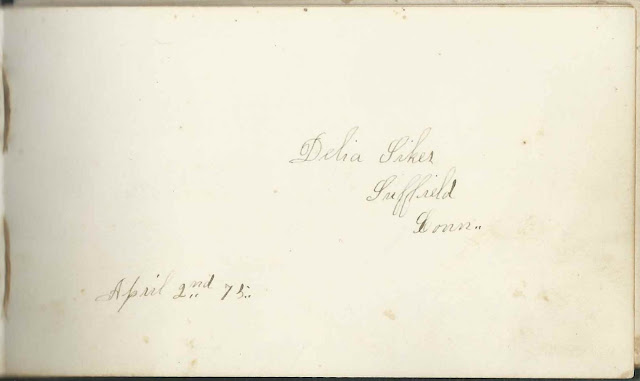 Heirlooms Reunited: 1874+ Autograph Album of Ellen Sikes of Suffield ...