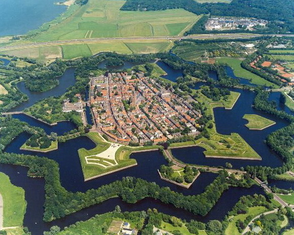 THE WORLD GEOGRAPHY: 15 Star-Shaped Forts From Around the World