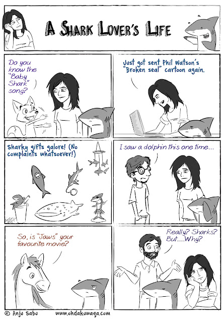 "Oh, Dakuwaqa!" - The Shark comics and cartoons: A Shark Lover's Life