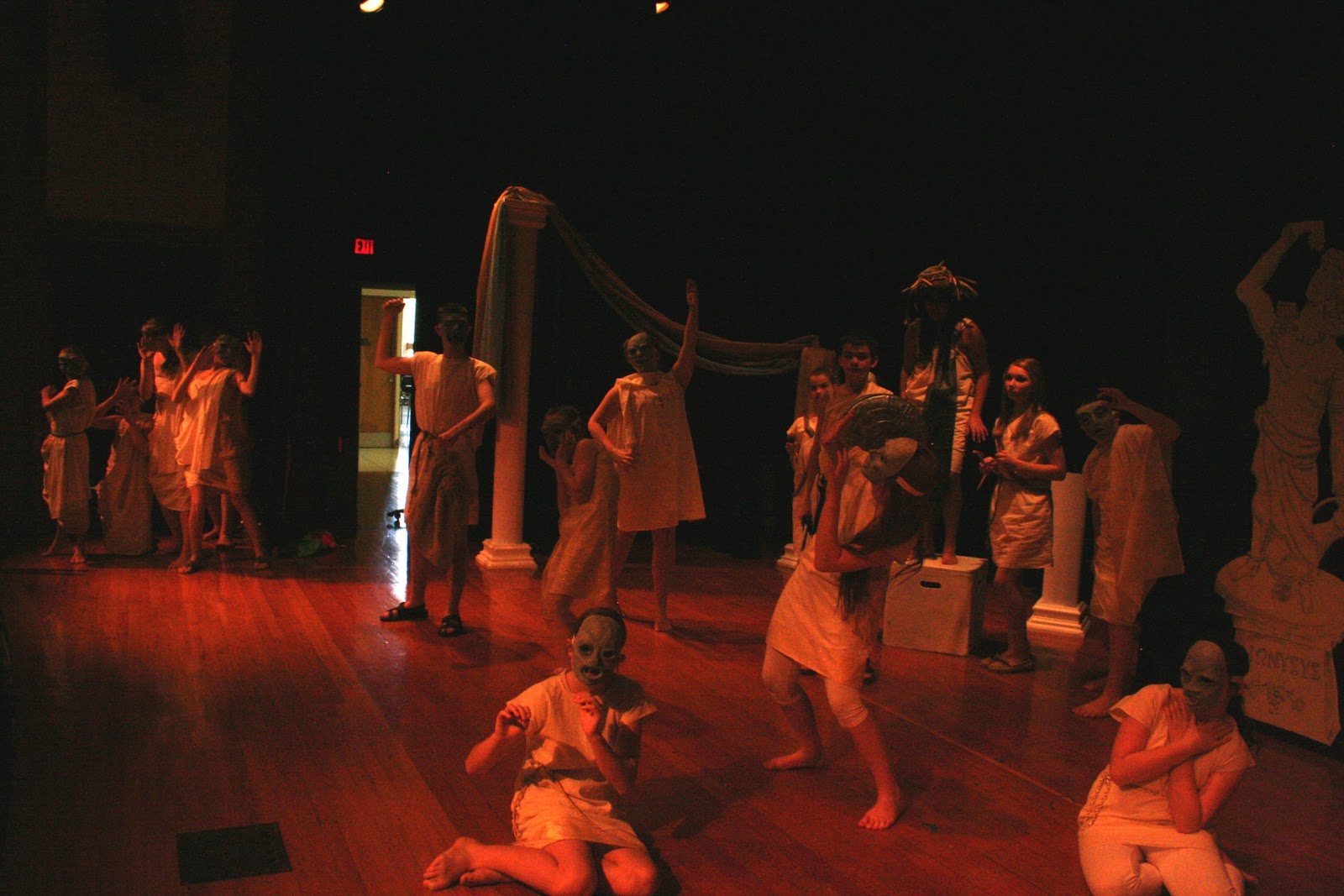 "Circus Olympus" ... Greek Theatre!: Perseus & Medusa Production Photos