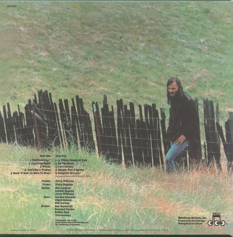 ENTRE MUSICA: JERRY WILLIAMS - Jerry Williams (1972)