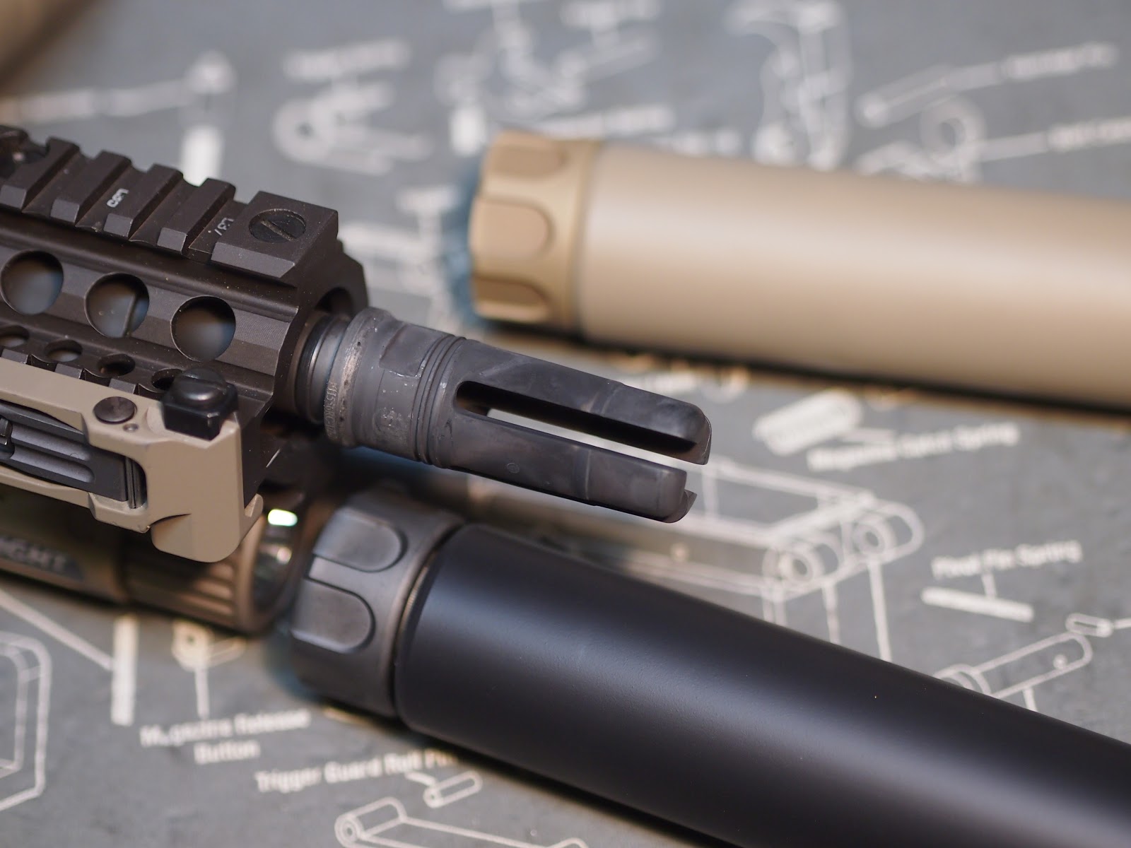 Mister Donut's Firearms Blog: Surefire 7.62 Training Suppressor with ...
