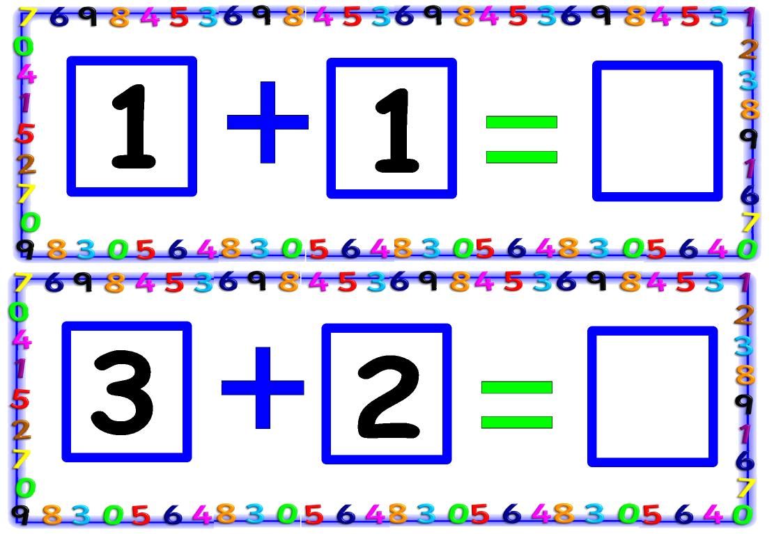 El Kinder de Mamá: Sumas y restas preescolar imprimibles Parte I