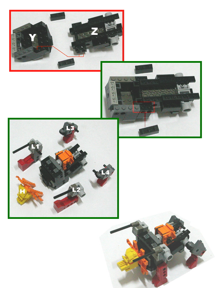 Alanyuppie's LEGO Transformers: LEGO Predaking Instruction Part 5 ...