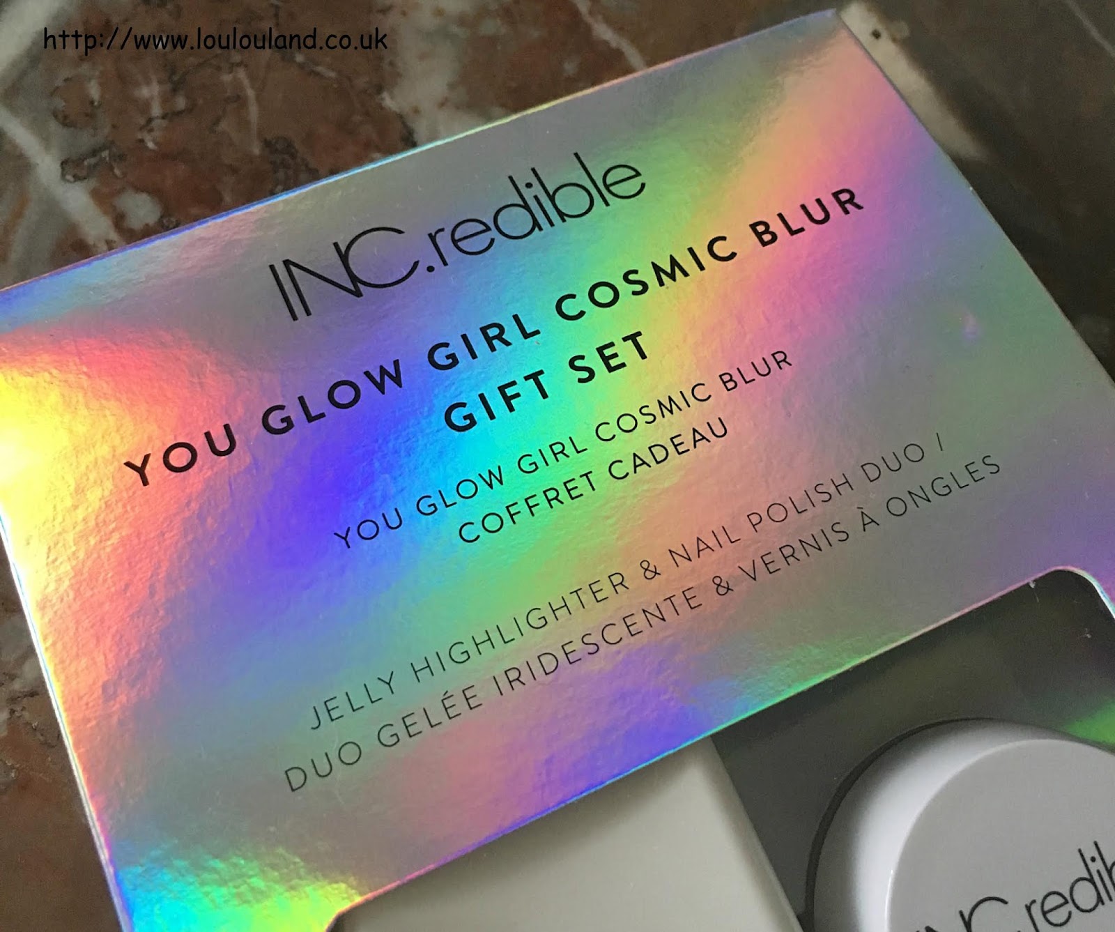 LouLouLand: Get Your Glow On INC.redible You Glow Girl Cosmic Blur Gift Set