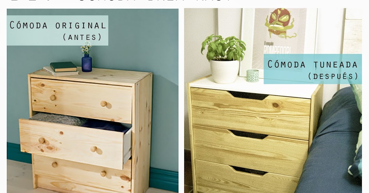 Wendola: DIY - Mi versión de la clásica cómoda IKEA RAST