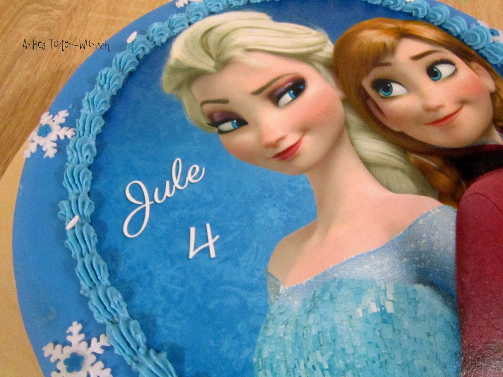 Anna und Elsa Torte die Eiskönigin