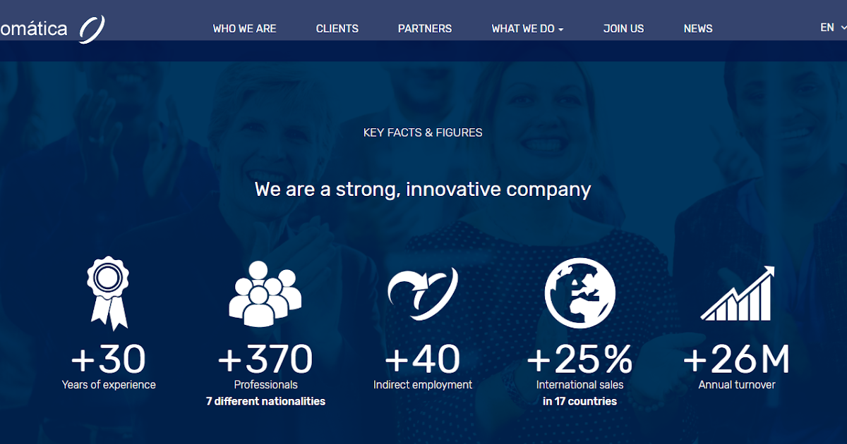 Nueva Web de Bilbomática. "Te acompañamos en la transformación digital de tu negocio" ~ Innovación