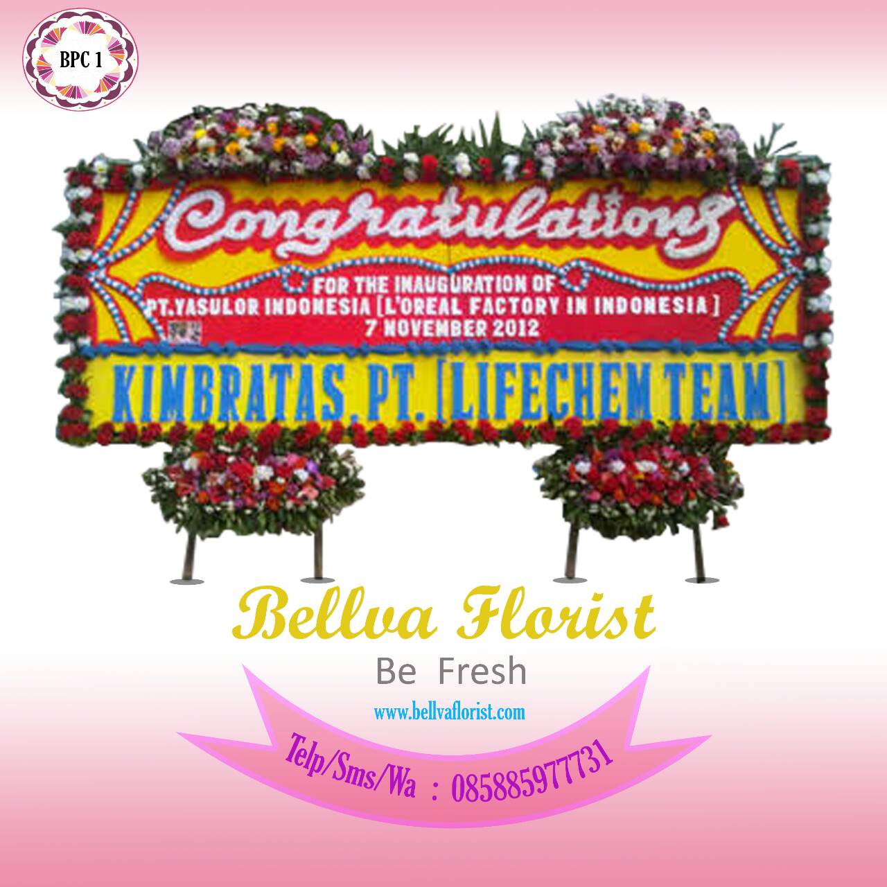 BUNGA PAPAN CONGRATS - BELLVA FLORIST 085885977731
