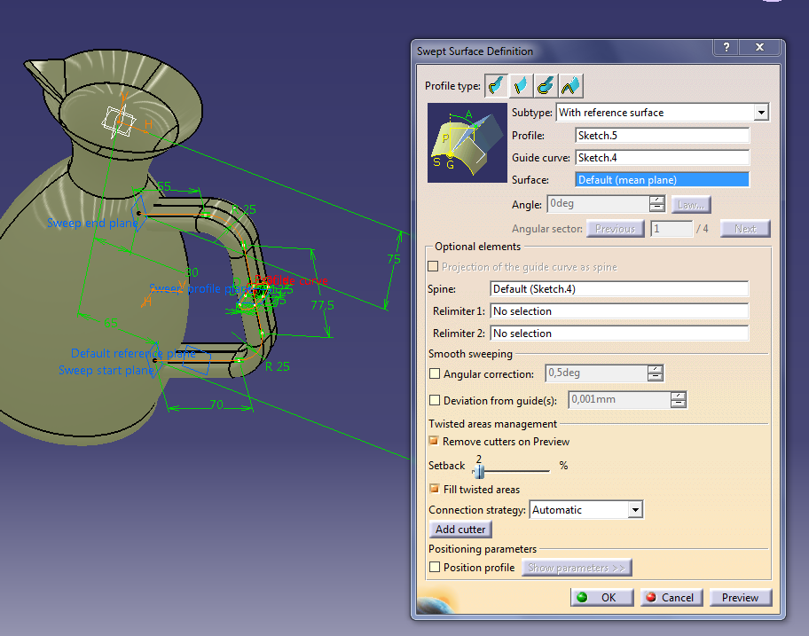 Wireframe and Surface design Workbench – Ejercicio | Catia es Fácil