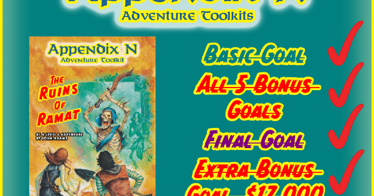 Tenkar's Tavern: Wayward Kickstarter - Appendix N Adventure Toolkits ...