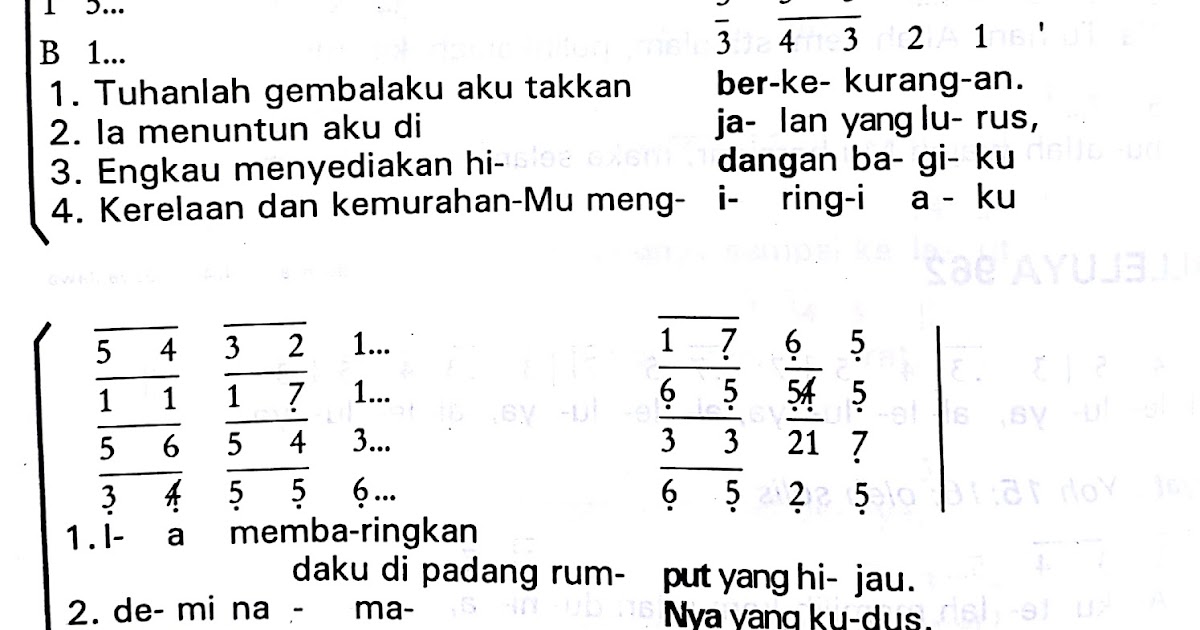 belajar mazmur: MAZMUR 23 - TAHUN A