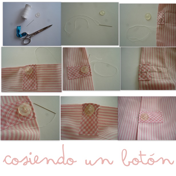 Febrero es así: Cómo coser un botón (tutorial)